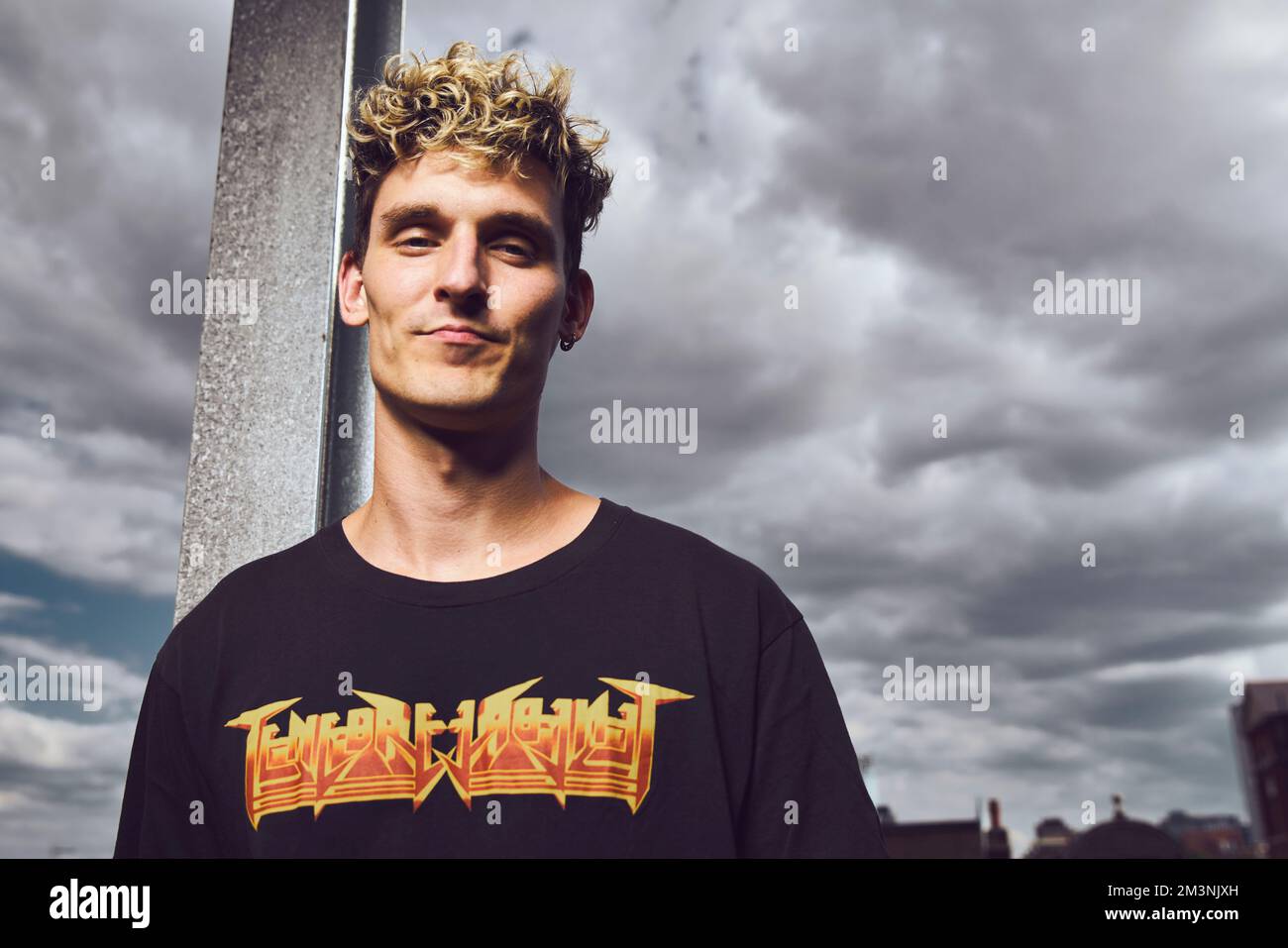 American DJ and producer GRiZ photographed at Point Blank studios ...