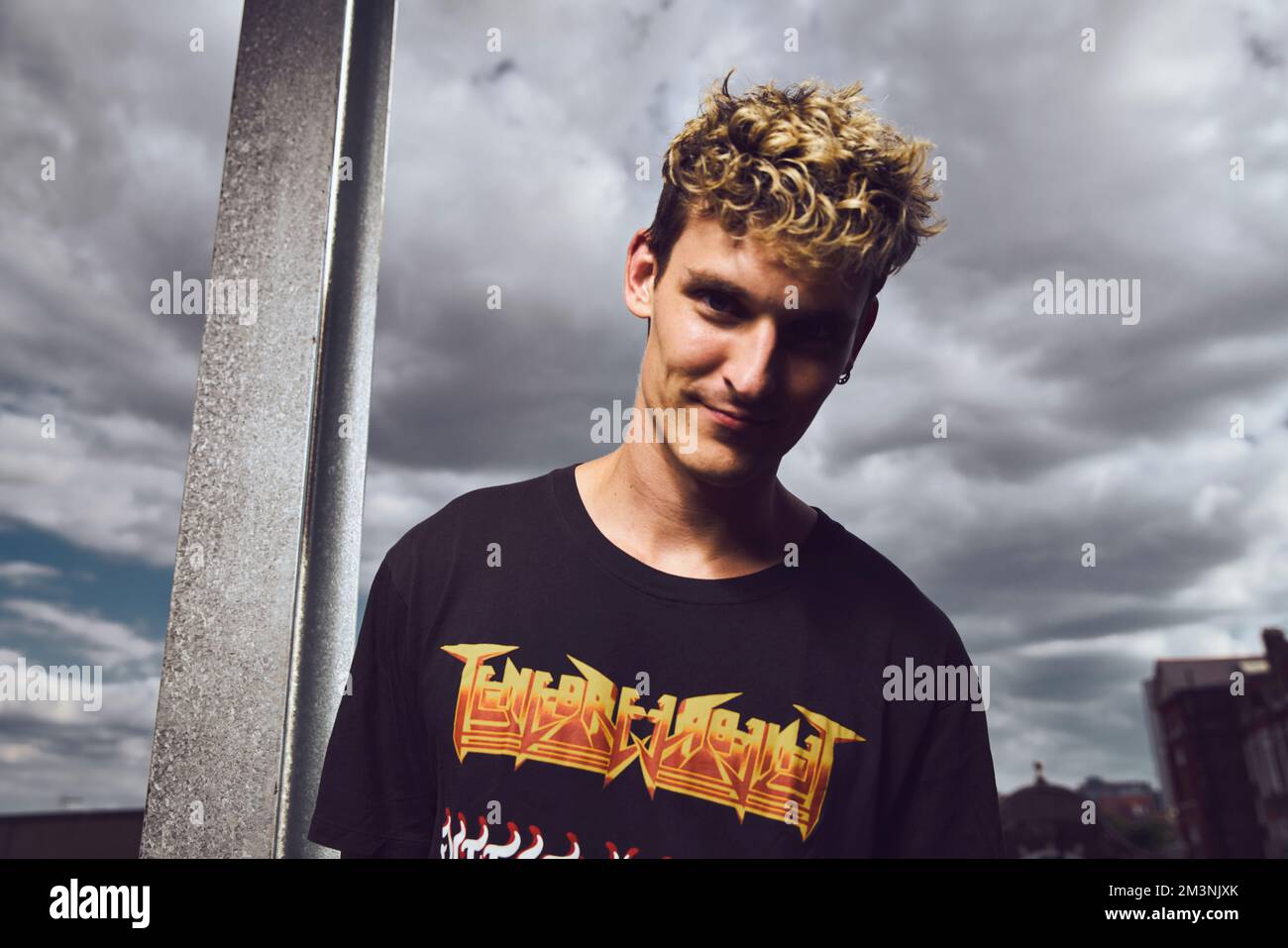 American DJ and producer GRiZ photographed at Point Blank studios ...