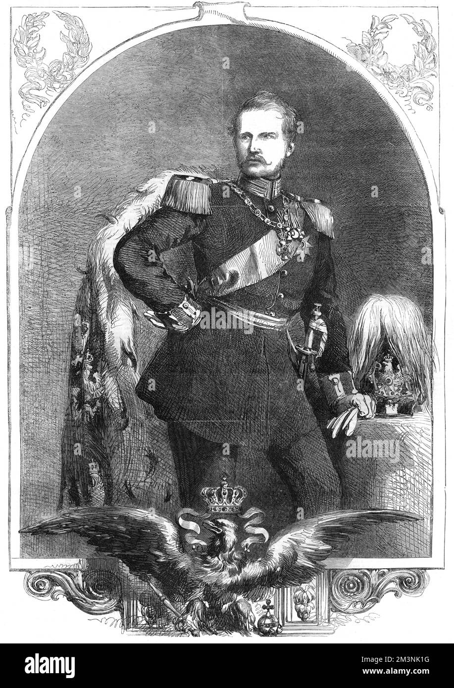 His Royal Highness Prince Frederick William of Prussia(1831-1888) at ...