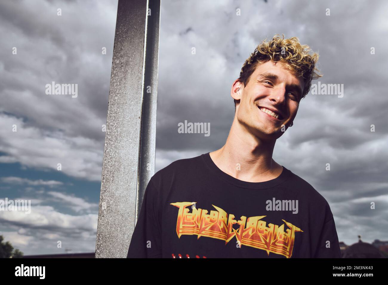 American DJ and producer GRiZ photographed at Point Blank studios ...