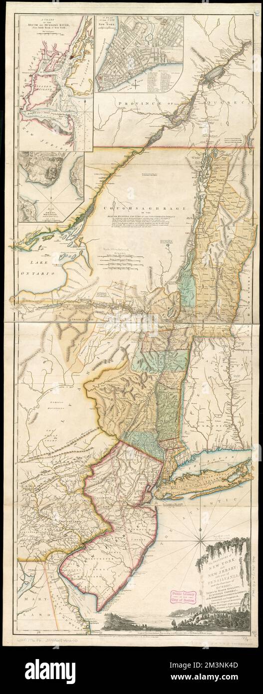 The provinces of New York and New Jersey : with part of Pensilvania ...