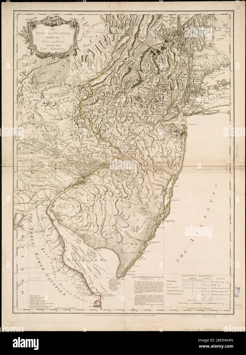 The province of New Jersey, divided into east and west, commonly called ...