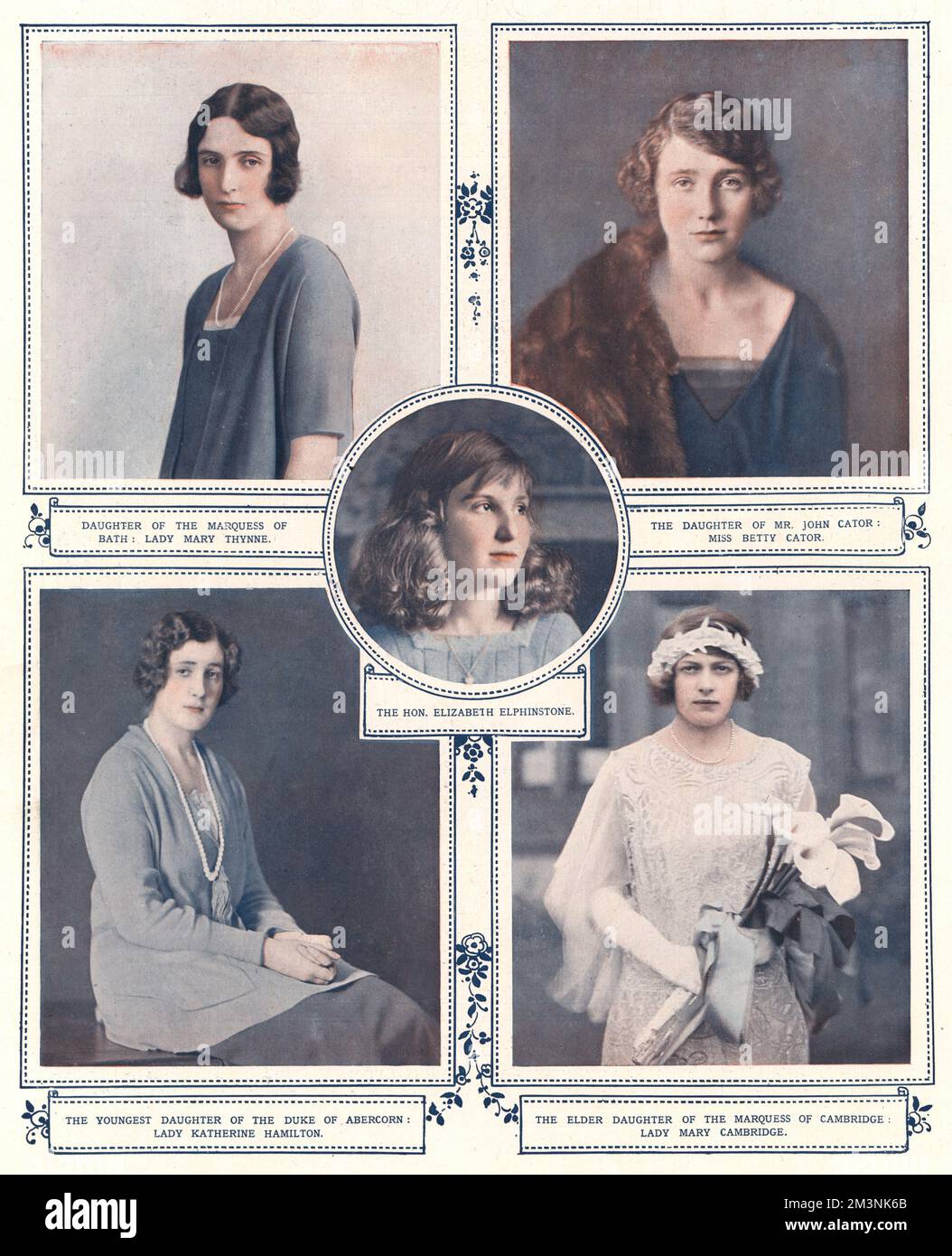 Lady mary elizabeth cator hi-res stock photography and images - Alamy