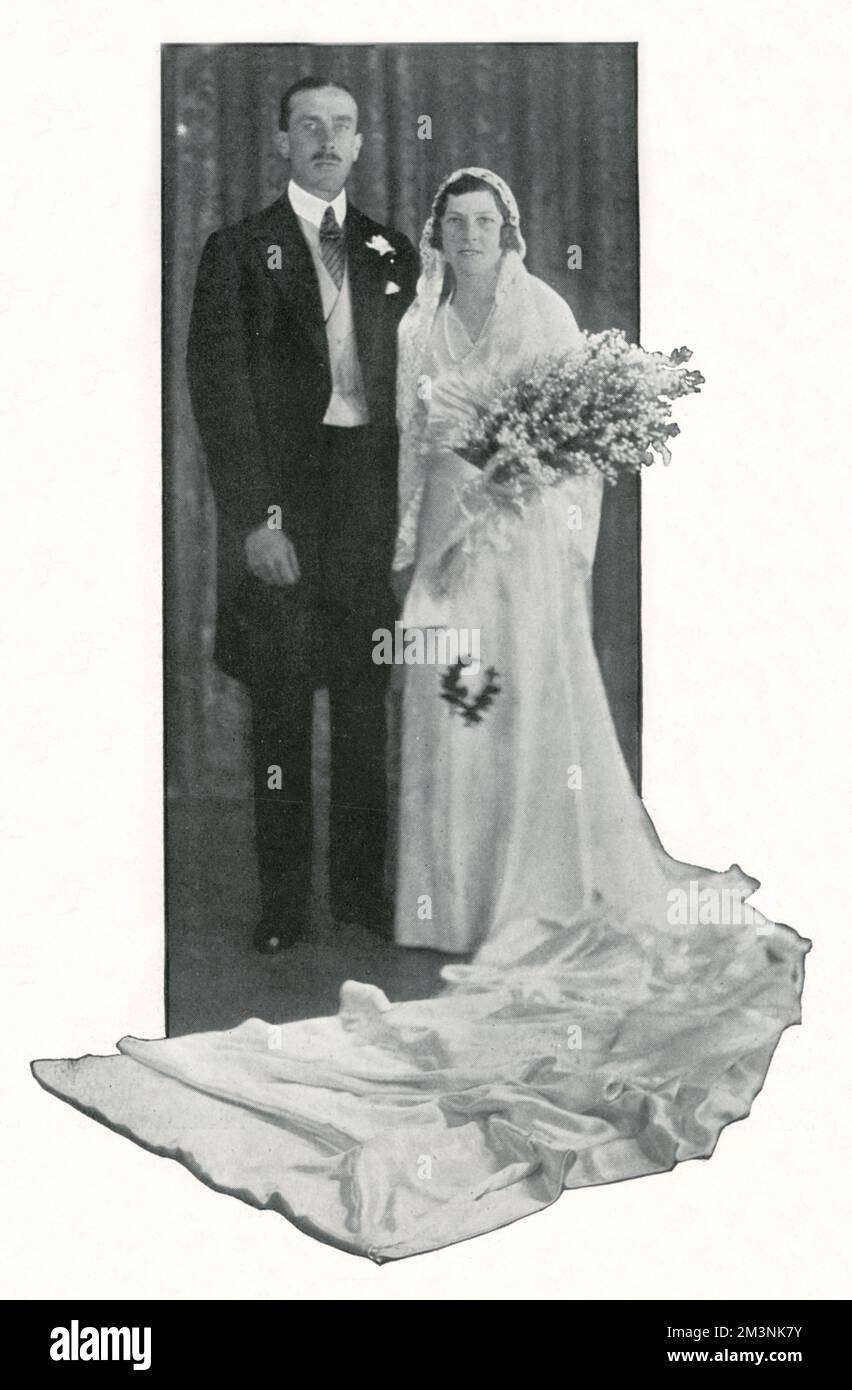 Royal wedding of Henry Abel Smith to Lady May Cambridge,1931 Stock ...
