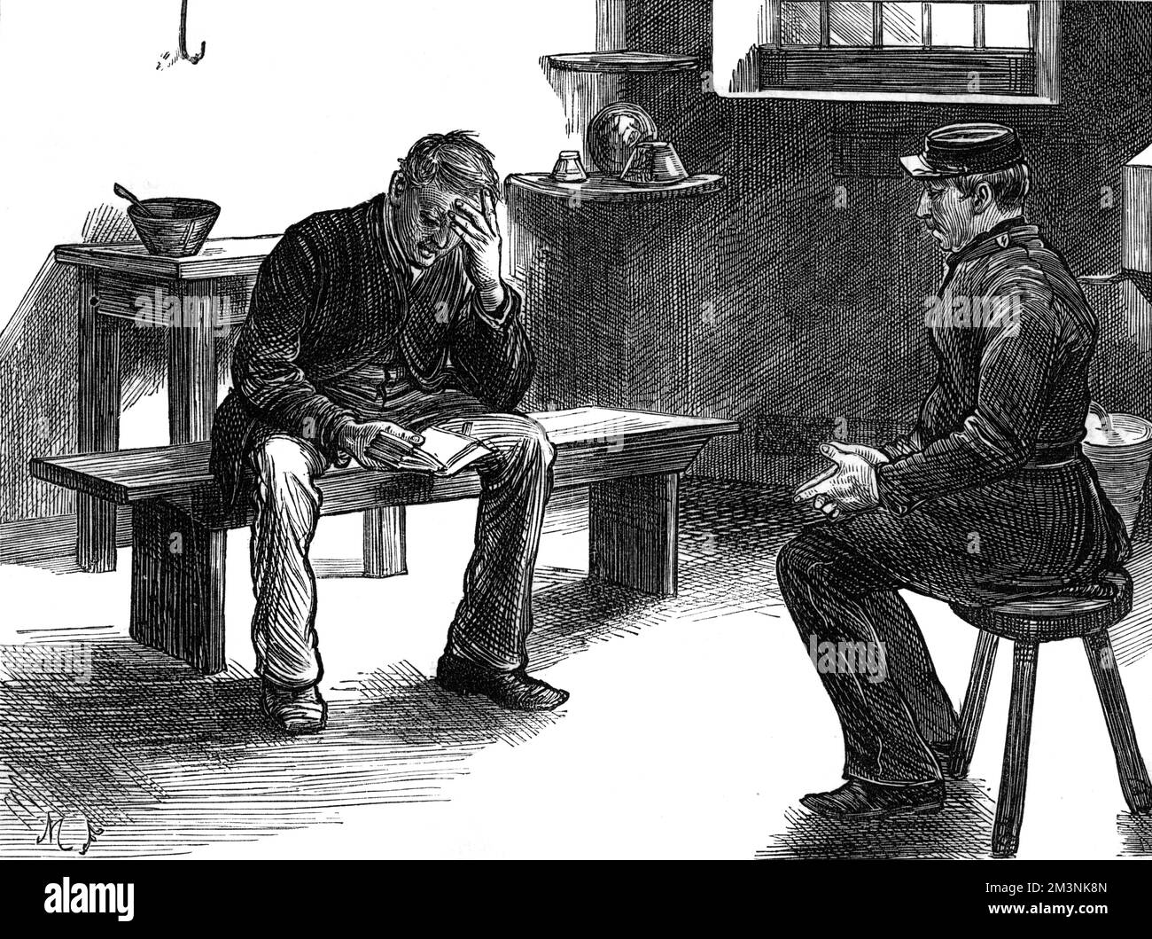 Newgate Prison - the condemned cell Stock Photo - Alamy