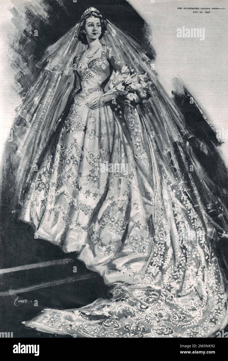 1947 queen elizabeth wedding hi-res stock photography and images - Alamy
