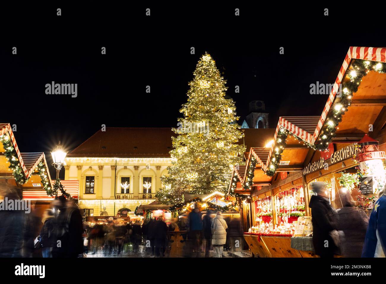 Magdeburg, Germany - December 11,2022: Beautiful traditional German ...