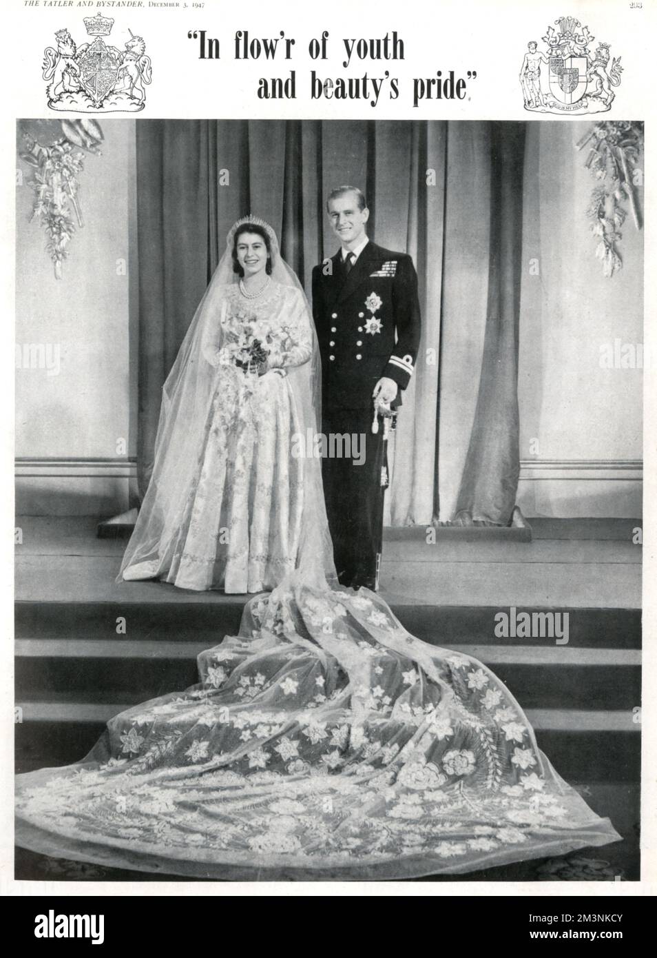 1947 queen elizabeth wedding hi-res stock photography and images - Alamy