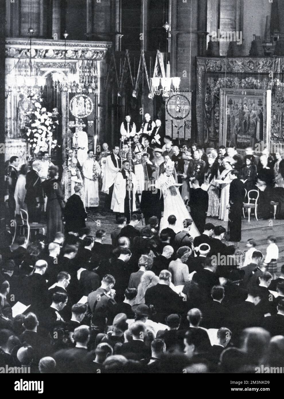1947 queen elizabeth wedding hi-res stock photography and images - Alamy