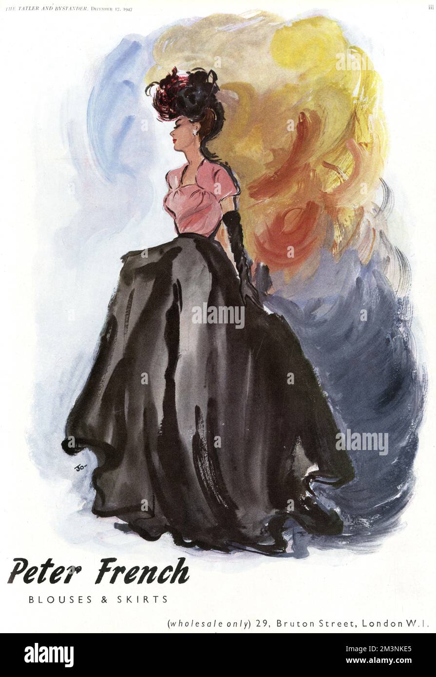 Peter French advertisement Stock Photo - Alamy