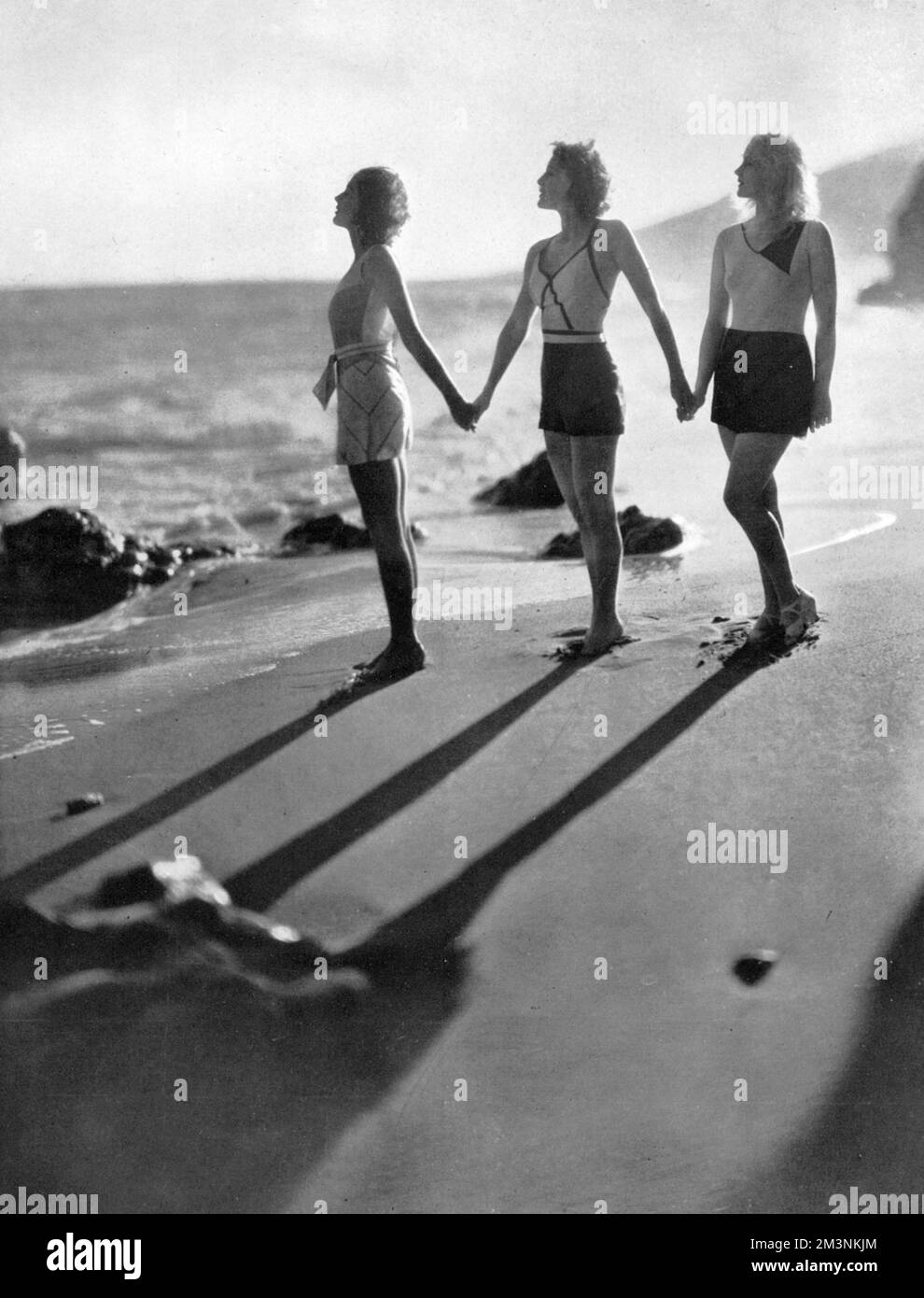 Three Paramount movie stars, Adrienne Ames, Frances Dee and Judith Wood ...
