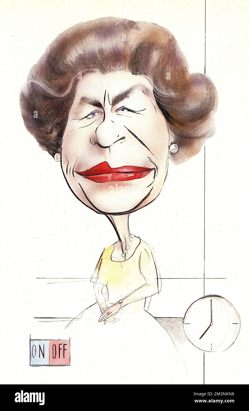 Cartoon queen elizabeth hi-res stock photography and images - Alamy