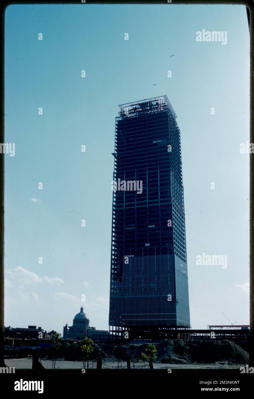 Prudential Tower under construction, Boston , Construction, Skyscrapers ...