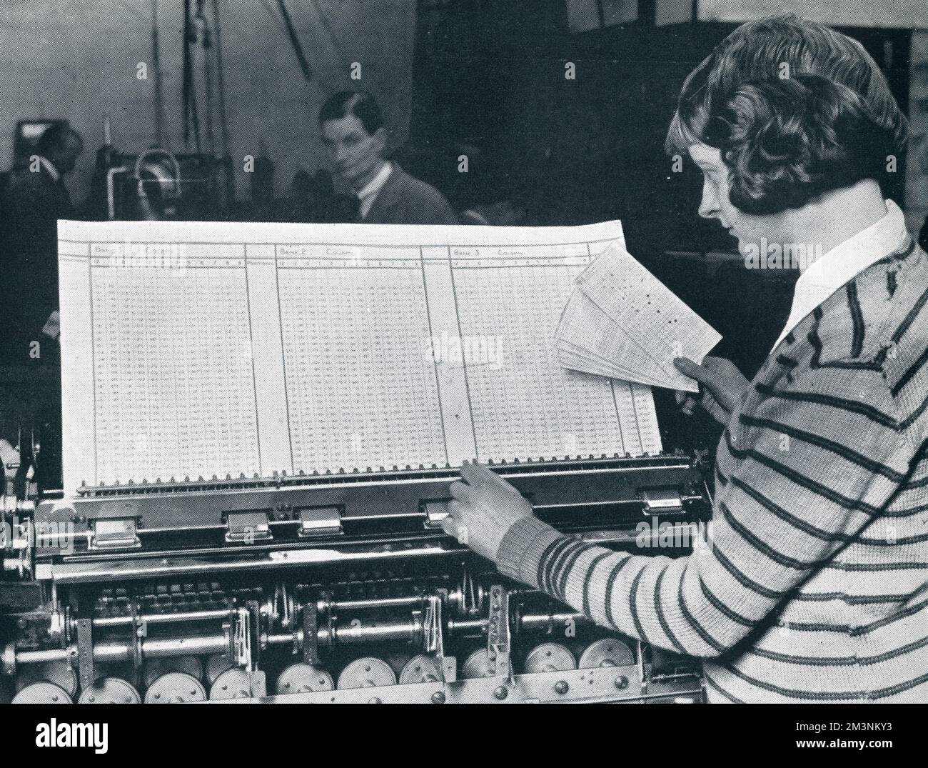 The Census 1931 Stock Photo - Alamy