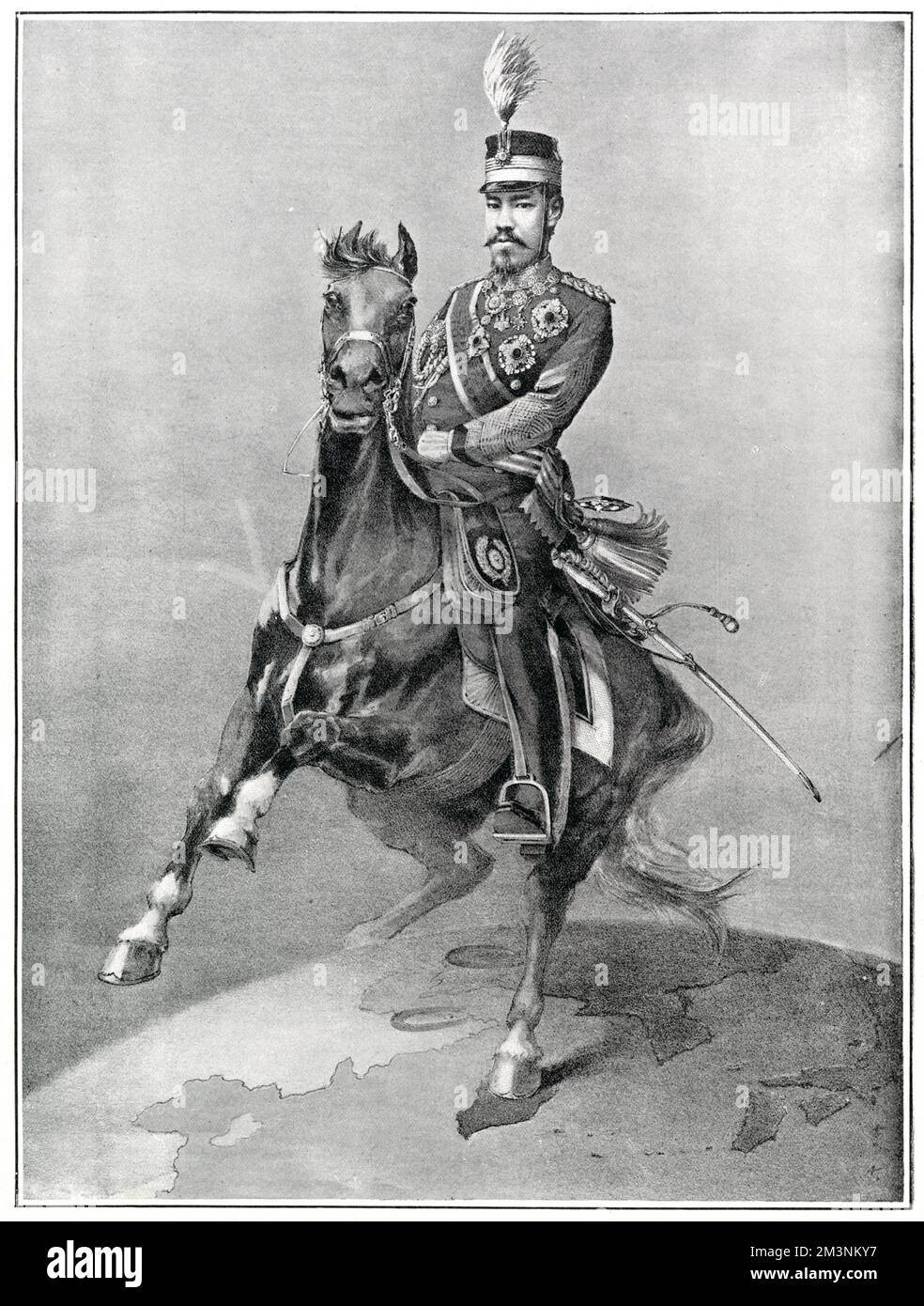 The Mikado of Japan 1904 Stock Photo - Alamy