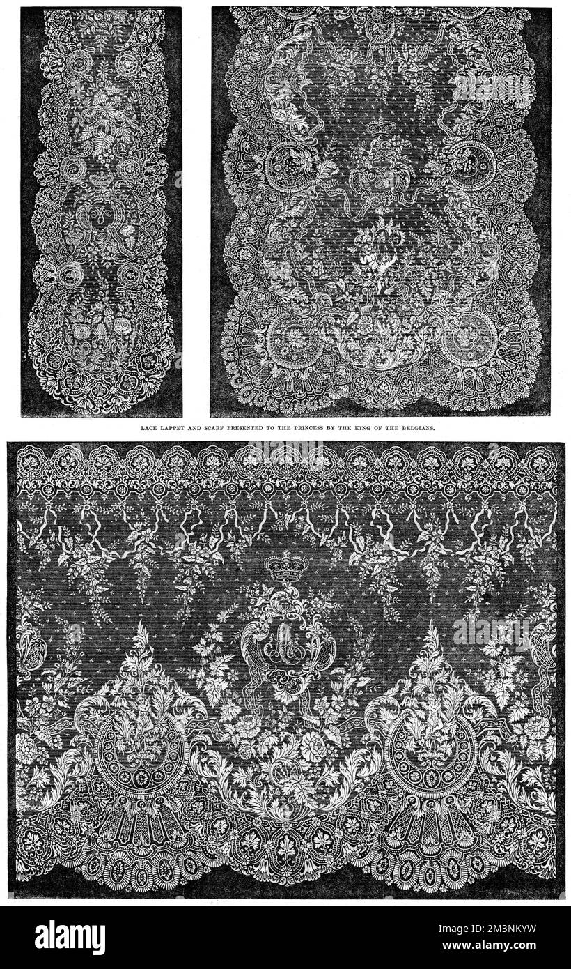Belgian lace Cut Out Stock Images & Pictures - Alamy