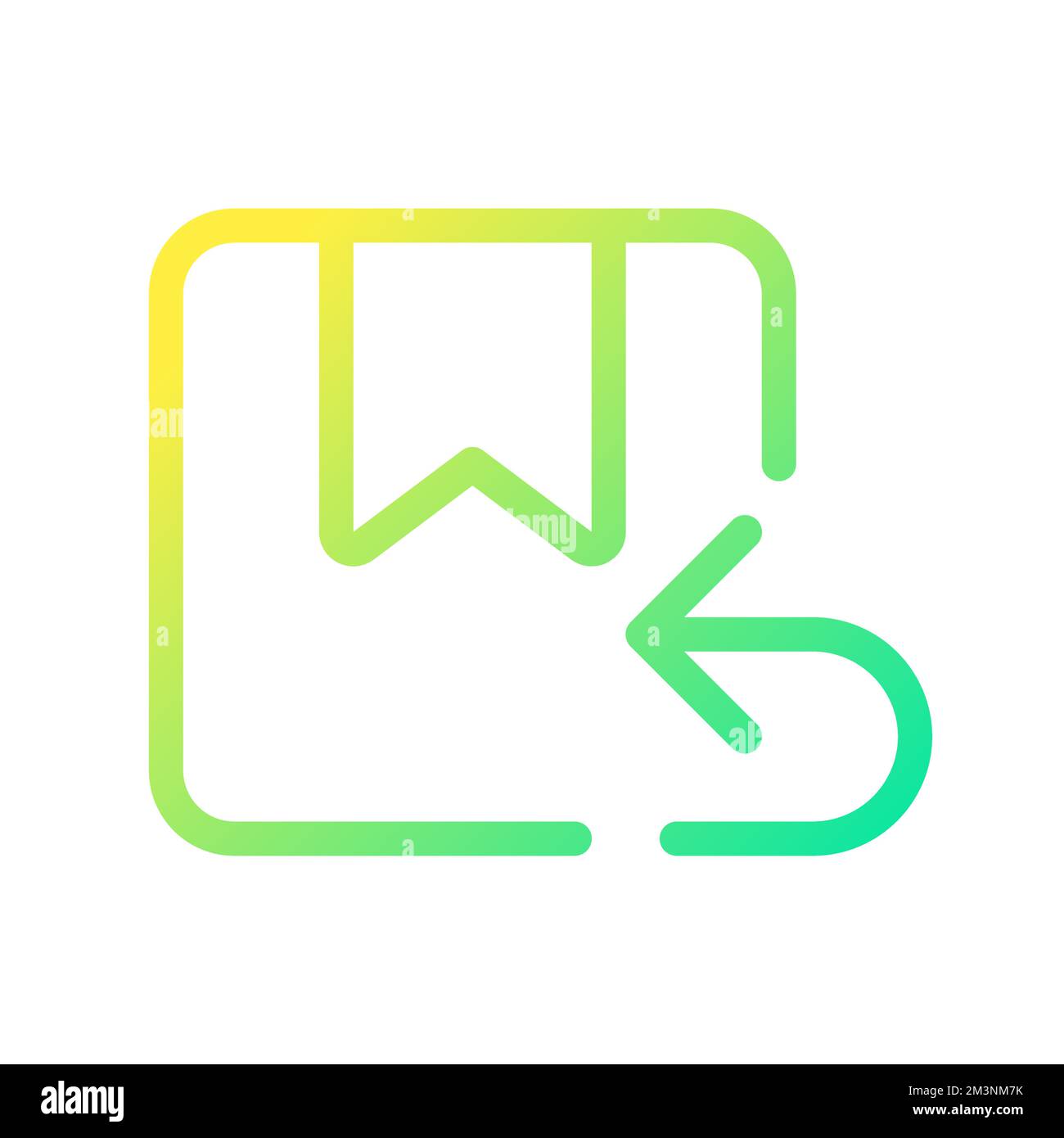 Return parcel pixel perfect gradient linear ui icon Stock Vector Image ...