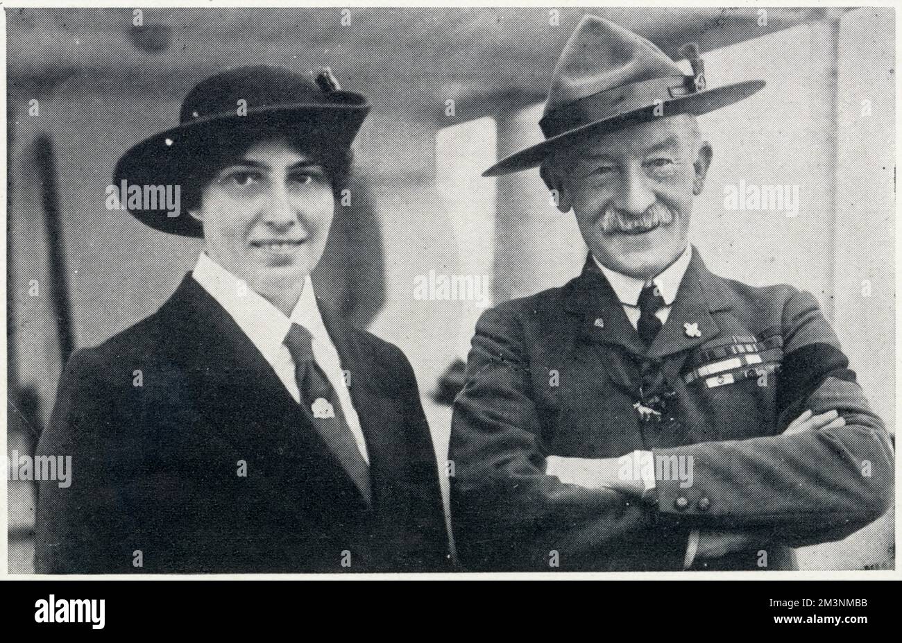 Lord lady baden powell baden hi-res stock photography and images - Alamy