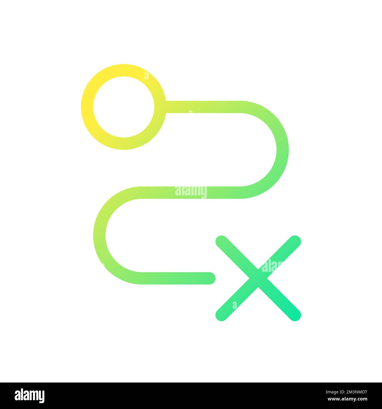 Delivery failed pixel perfect gradient linear ui icon Stock Vector ...