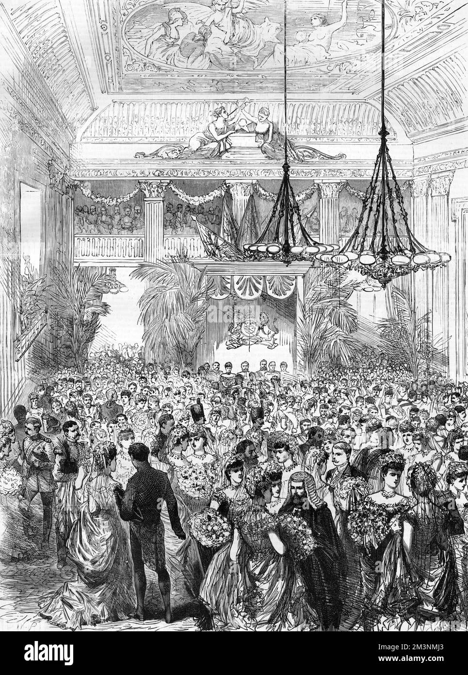 The Royal Visit to Ireland, 1885 Stock Photo - Alamy