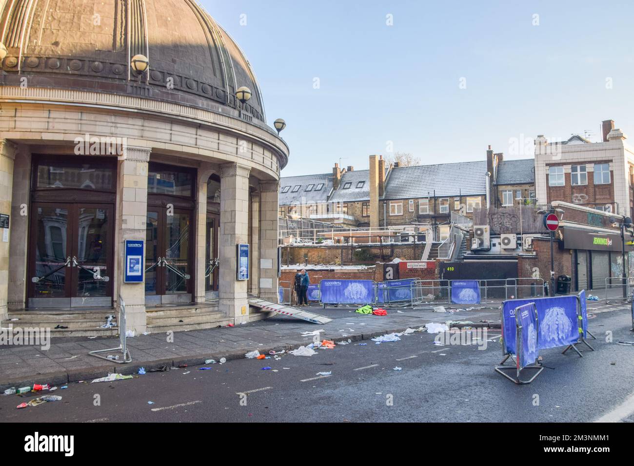 London, England, UK. 16th Dec, 2022. Exterior view of the O2 Academy ...