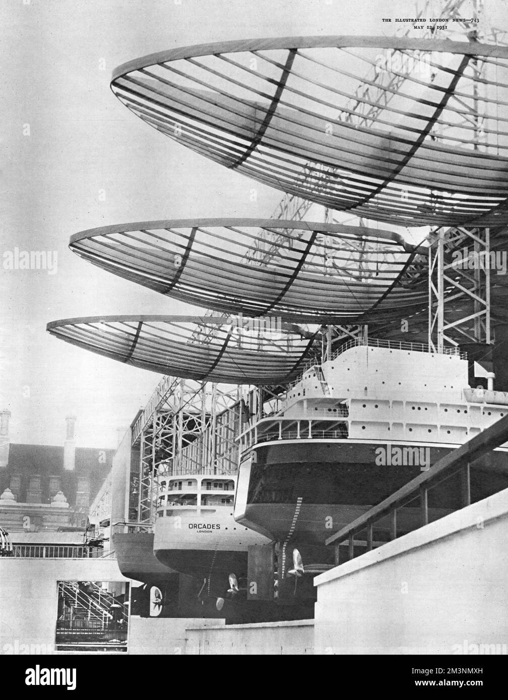 Sea and Ships Pavilion, Festival of Britain site, London Stock Photo ...