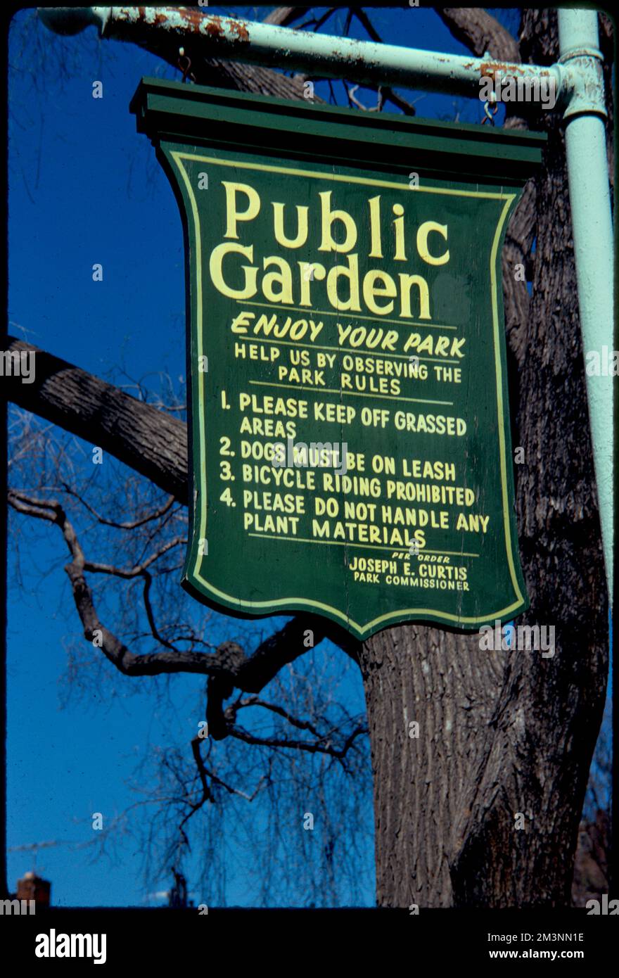 Public Garden sign , Parks, Signs Notices. Photographs by Ernst ...