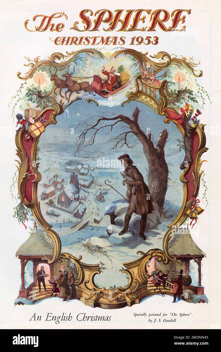 The Sphere front cover, Christmas 1953 Stock Photo - Alamy