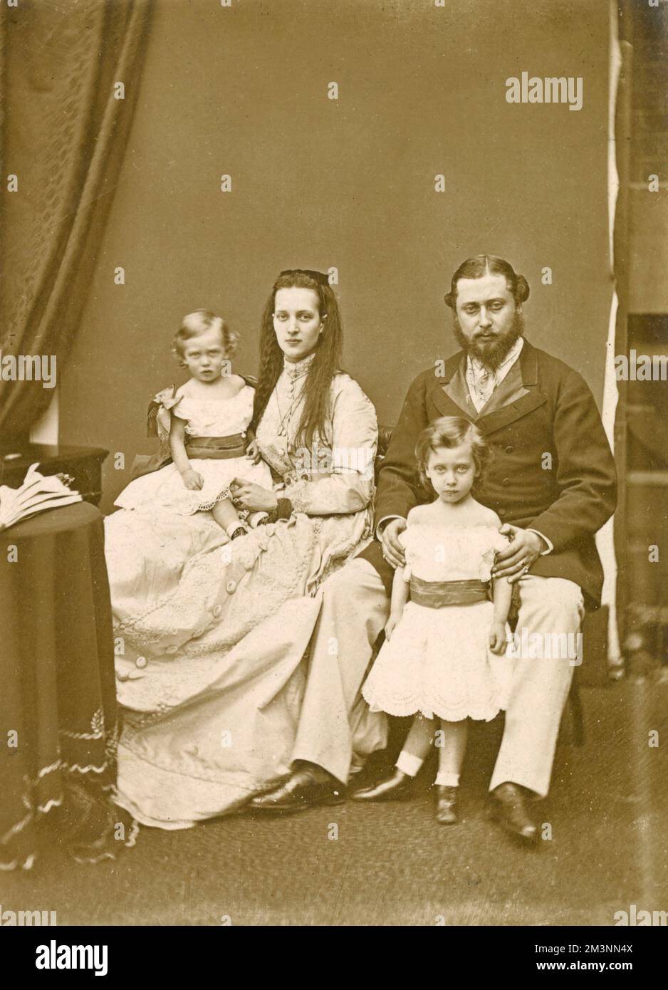 Prince of Wales, later King Edward VII and the former Princess ...