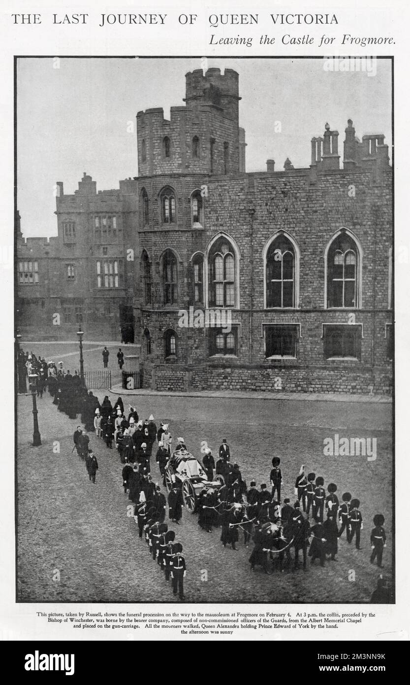 Funeral of Queen Victoria Stock Photo - Alamy
