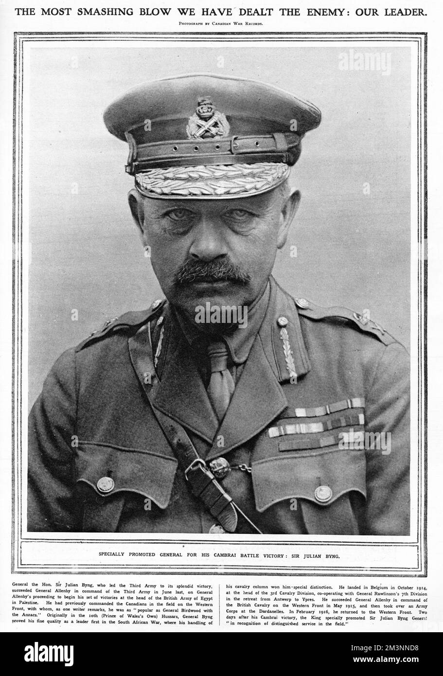 Sir Julian Byng Stock Photo - Alamy