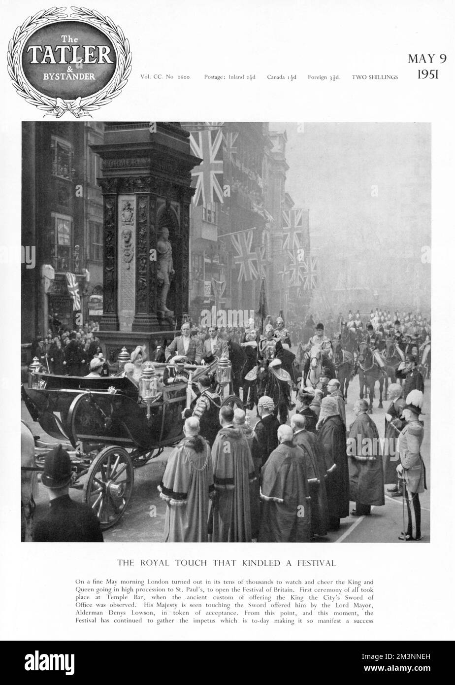 King george, 1951 Black and White Stock Photos & Images - Alamy