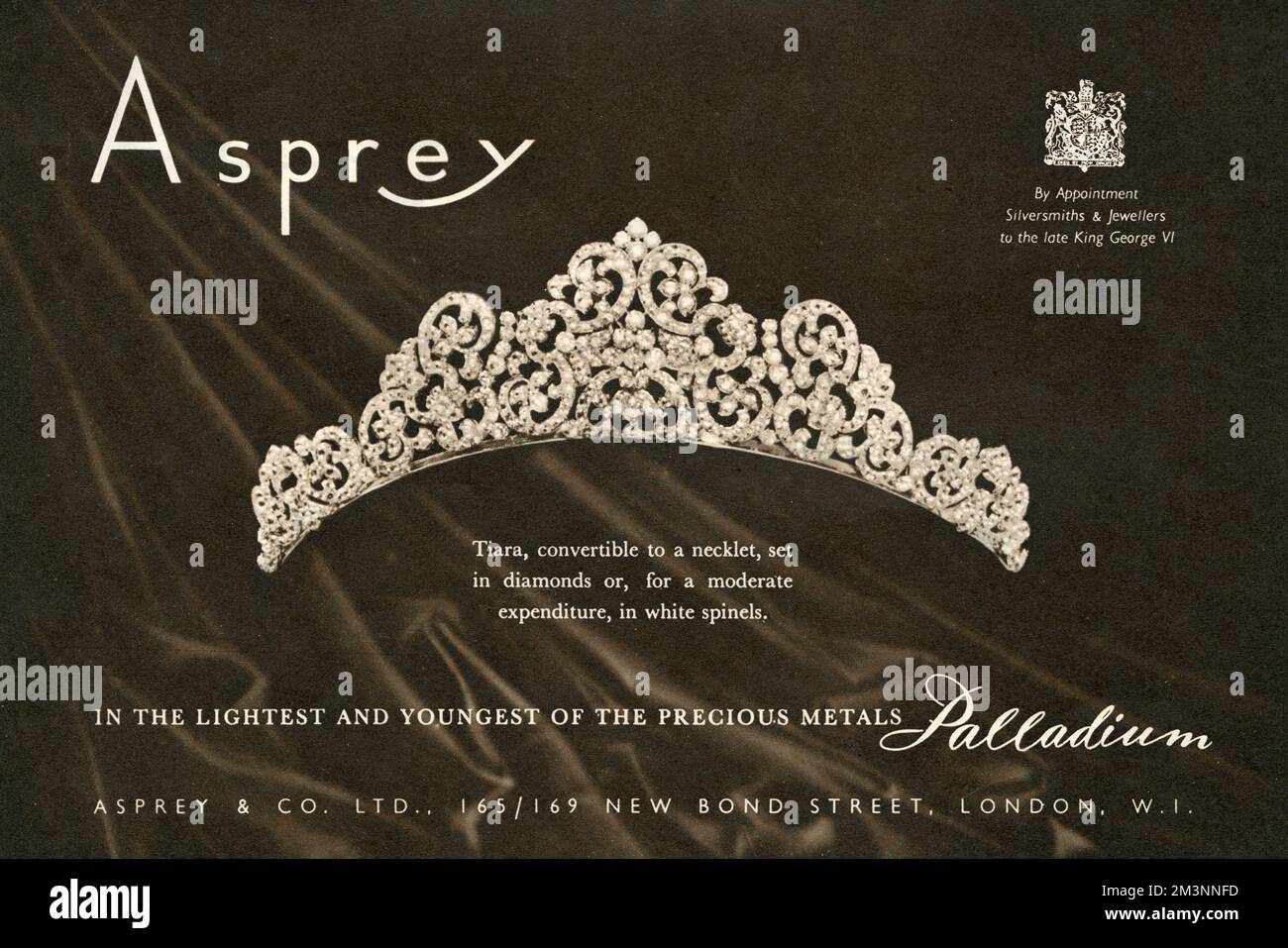 Asprey advertisement , 1953 Stock Photo - Alamy
