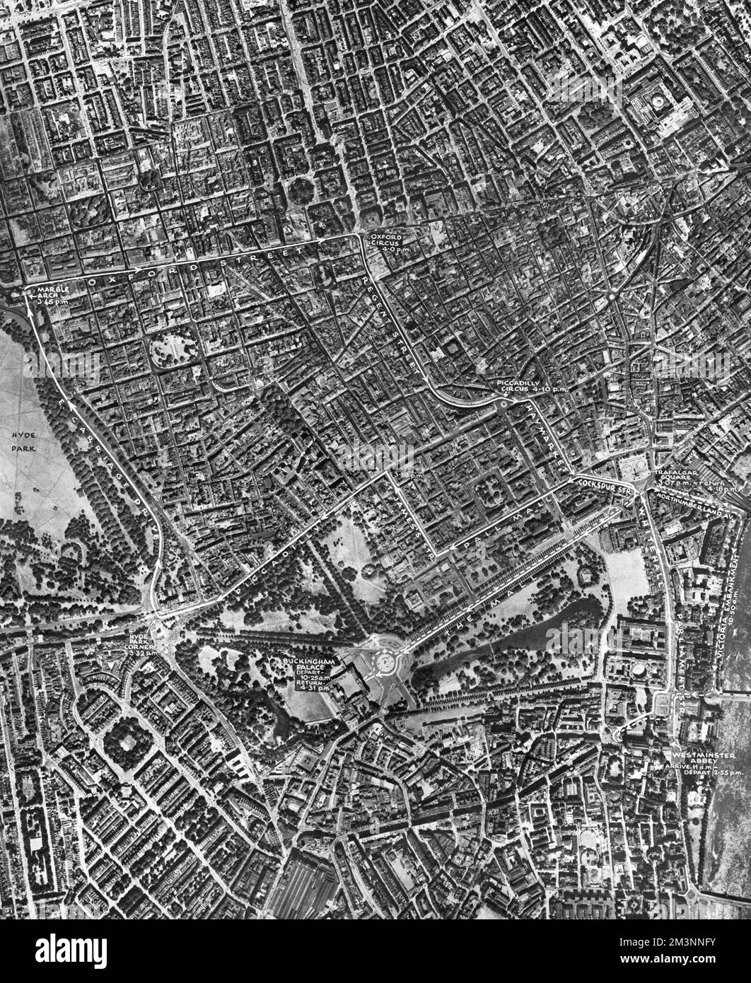 Aerial map of london hi-res stock photography and images - Alamy