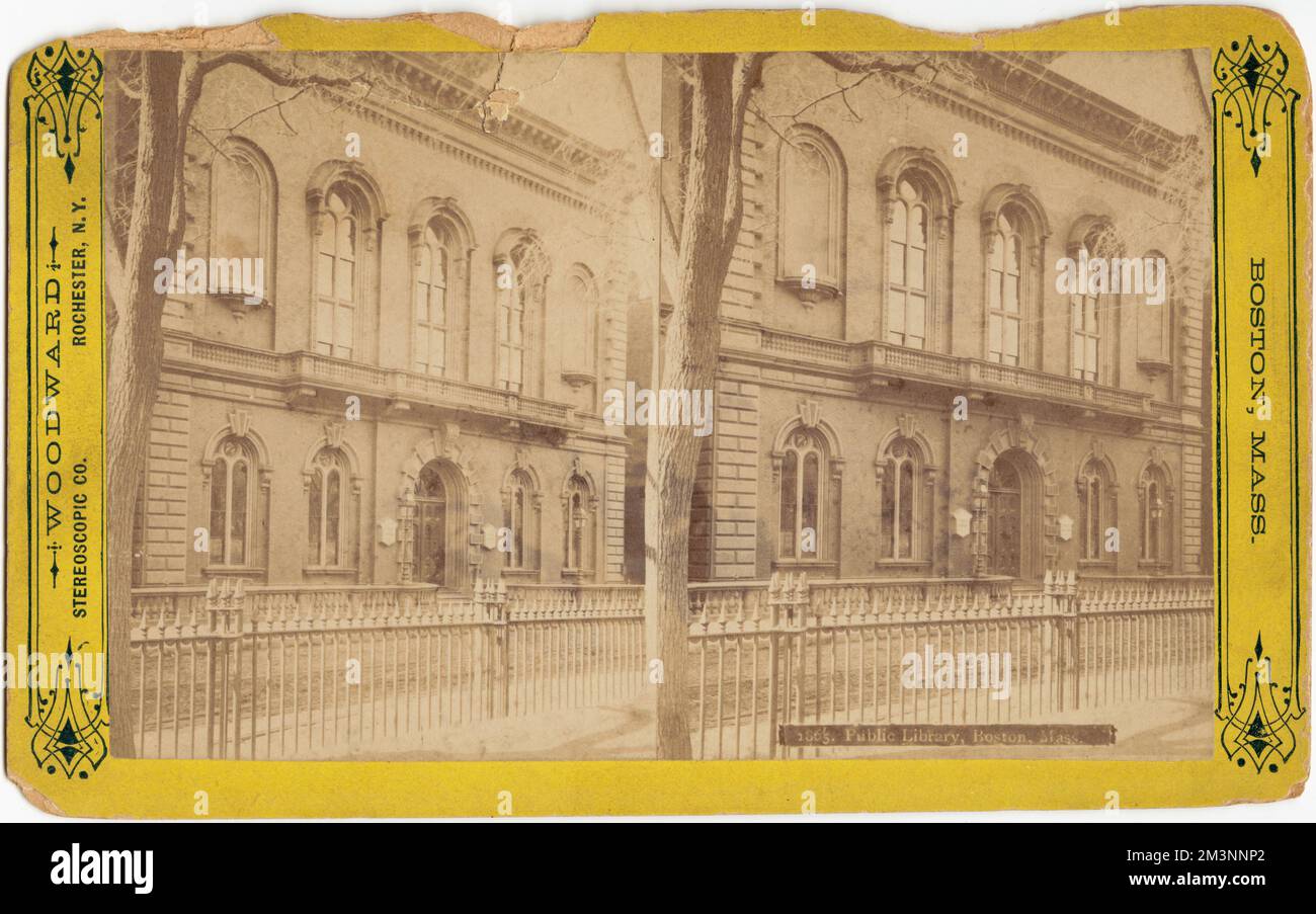 Public Library, Boston, Mass. , Public libraries, Boston Public Library ...