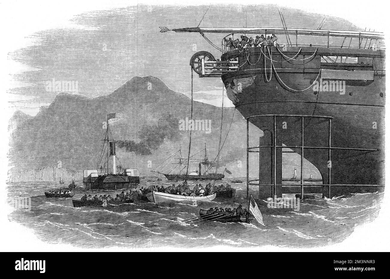 Laying transatlantic cable Stock Photo - Alamy