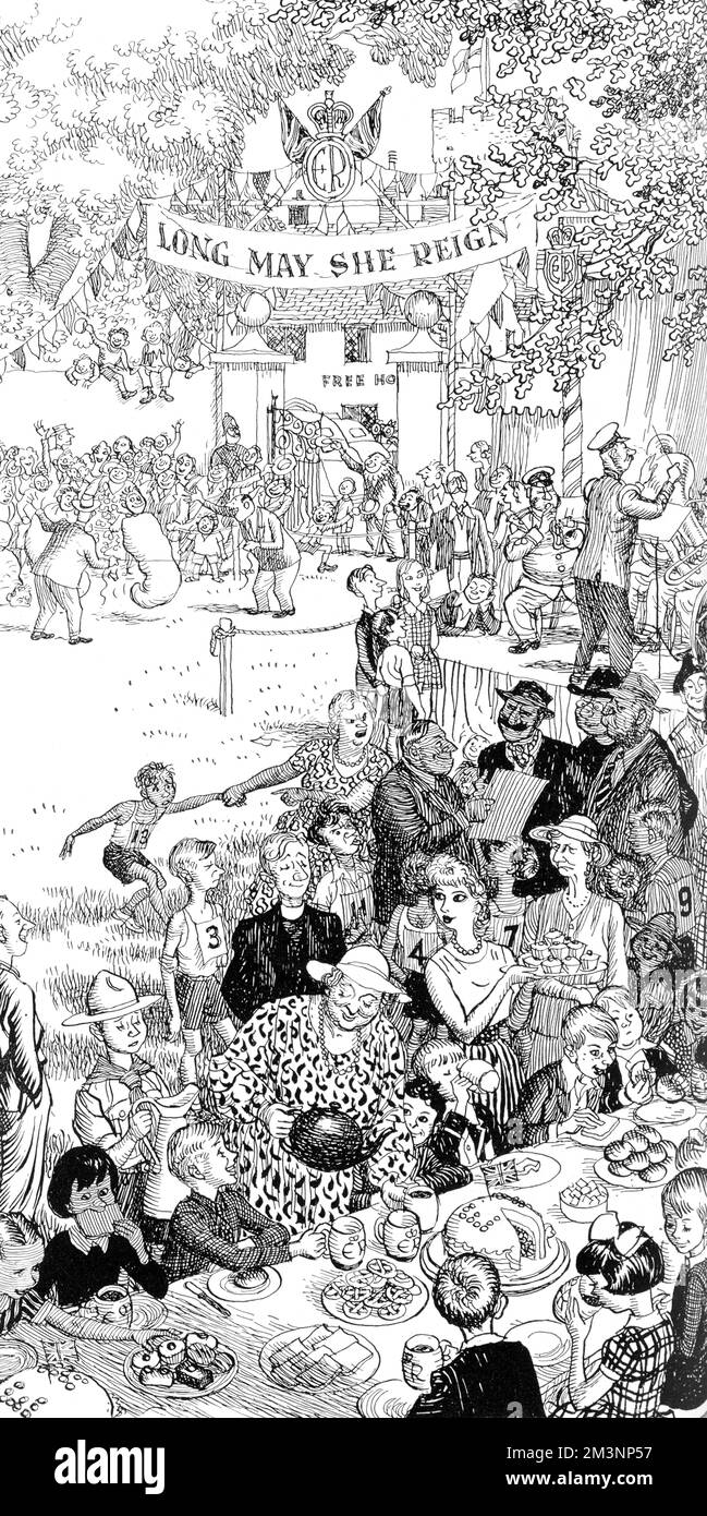 Coronation Tea Party (advertisement Stock Photo - Alamy