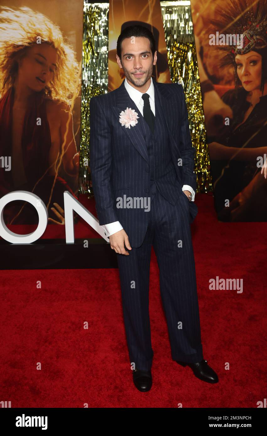 15 December 2022 -Los Angeles, California - Diego Calva. ''Babylon ...
