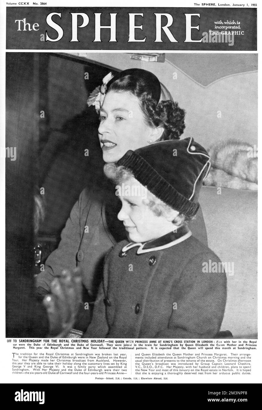 Elizabeth princess anne Black and White Stock Photos & Images - Alamy