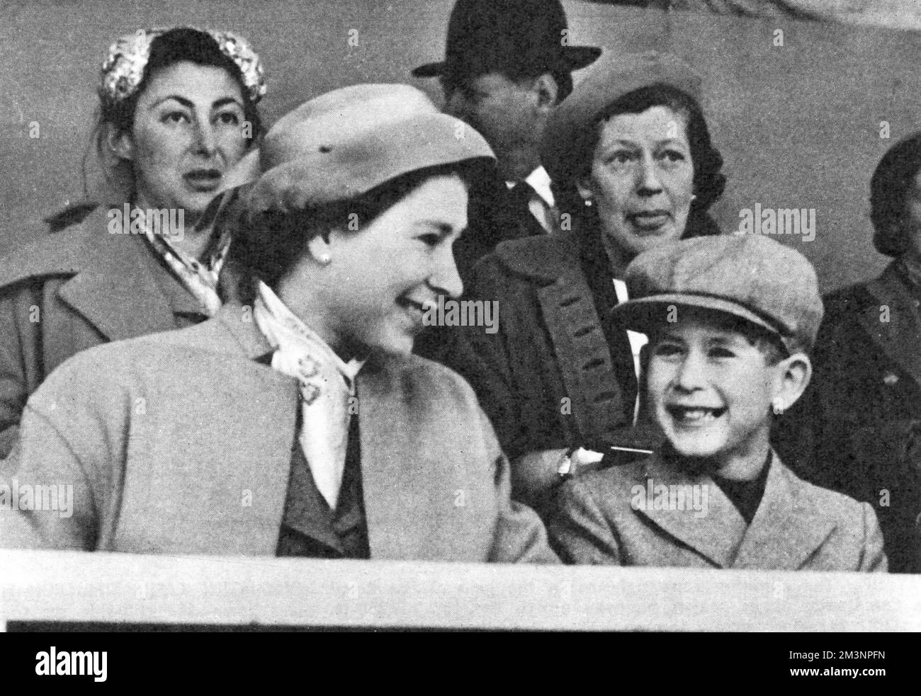 Queen with horses Black and White Stock Photos & Images - Alamy