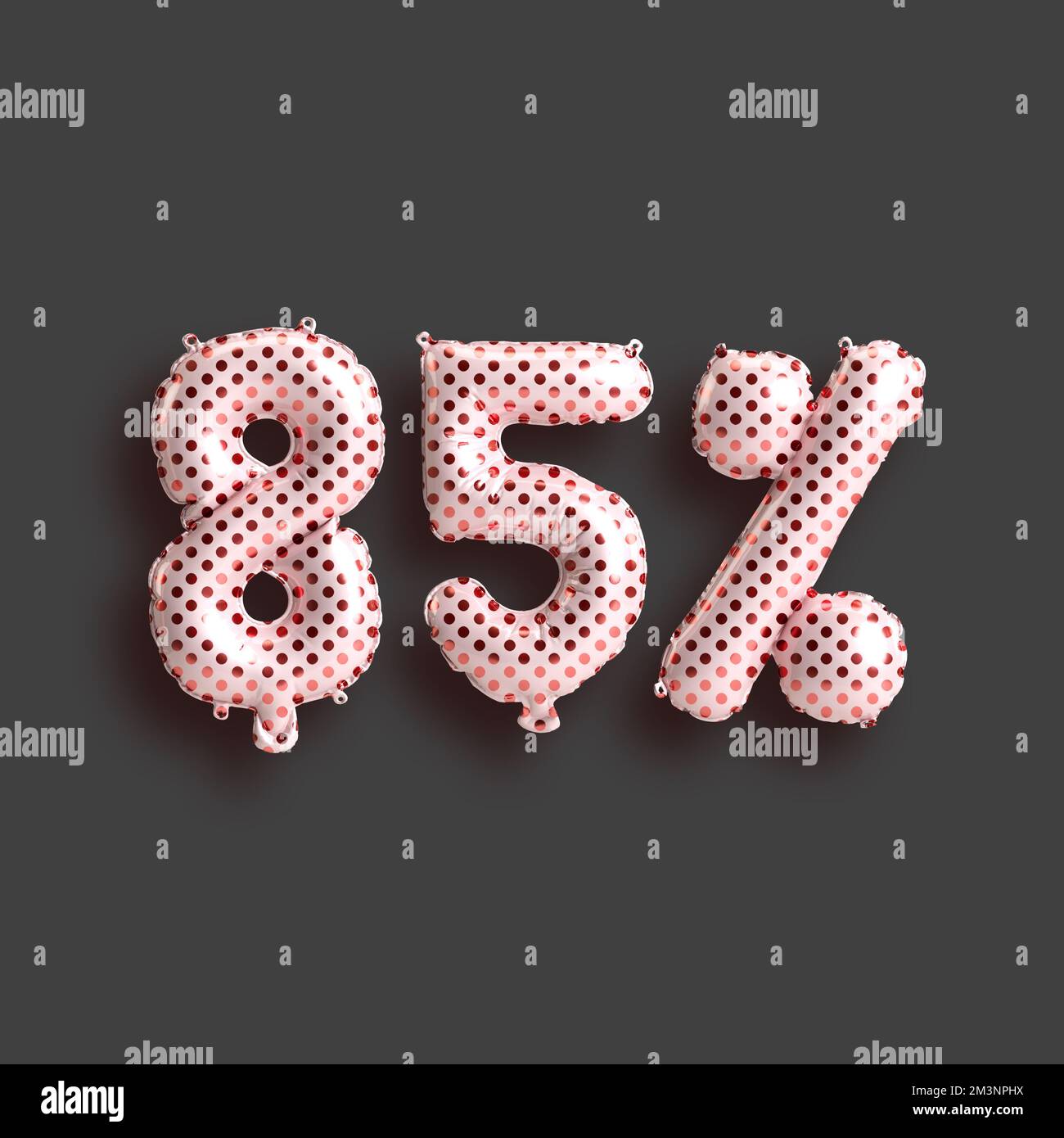 3d number 85 hi-res stock photography and images - Alamy