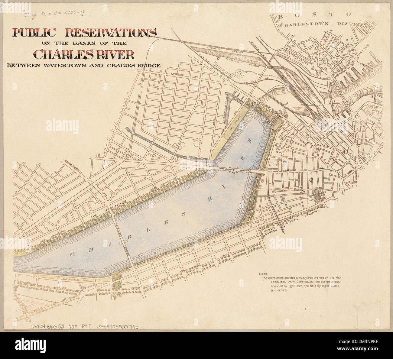 Public reservations on the banks of the Charles River between Watertown ...