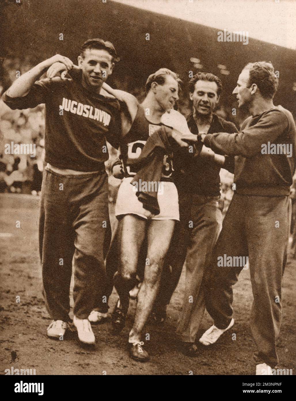 1948 - Emil Zatopek Stock Photo - Alamy