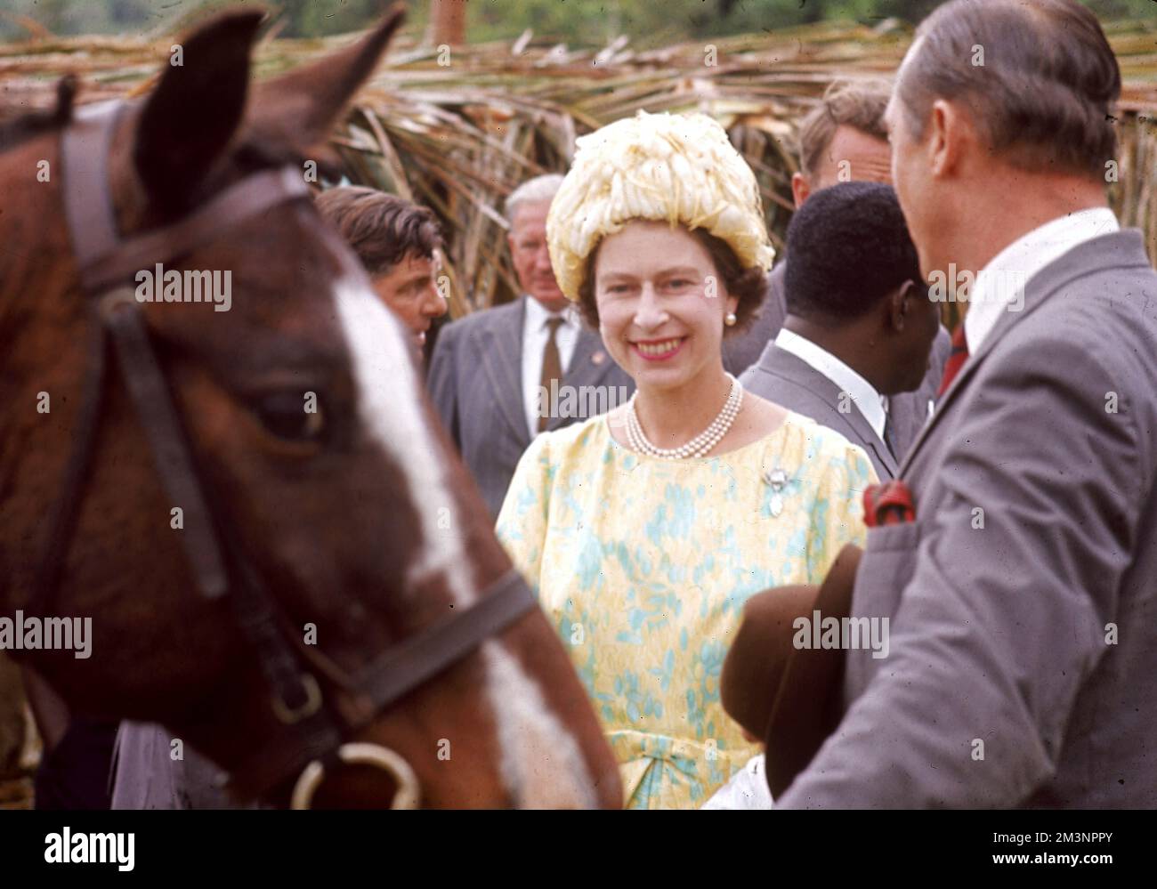 Queen elizabeth west indies 1966 hi-res stock photography and images ...
