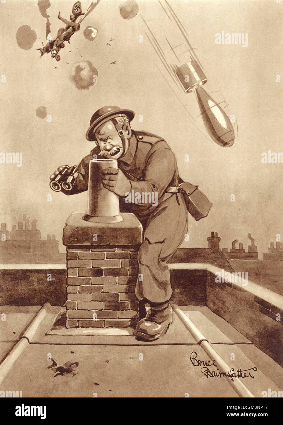 Bruce bairnsfather old bill hi-res stock photography and images - Alamy