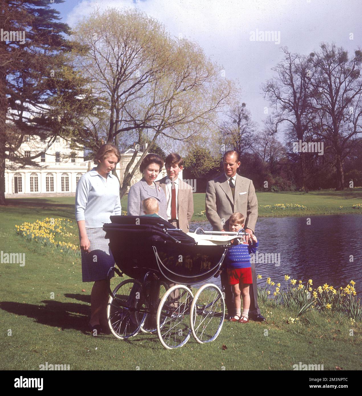 Queen Elizabeth II - Royal family at Frogmore Stock Photo - Alamy
