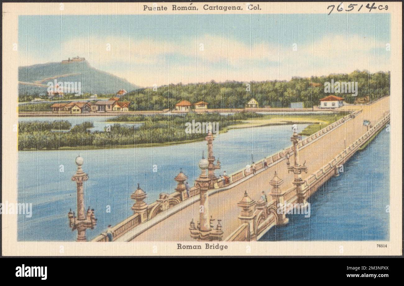 Puente Román, Cartagena, Col. - Roman Bridge , Bridges, Tichnor ...