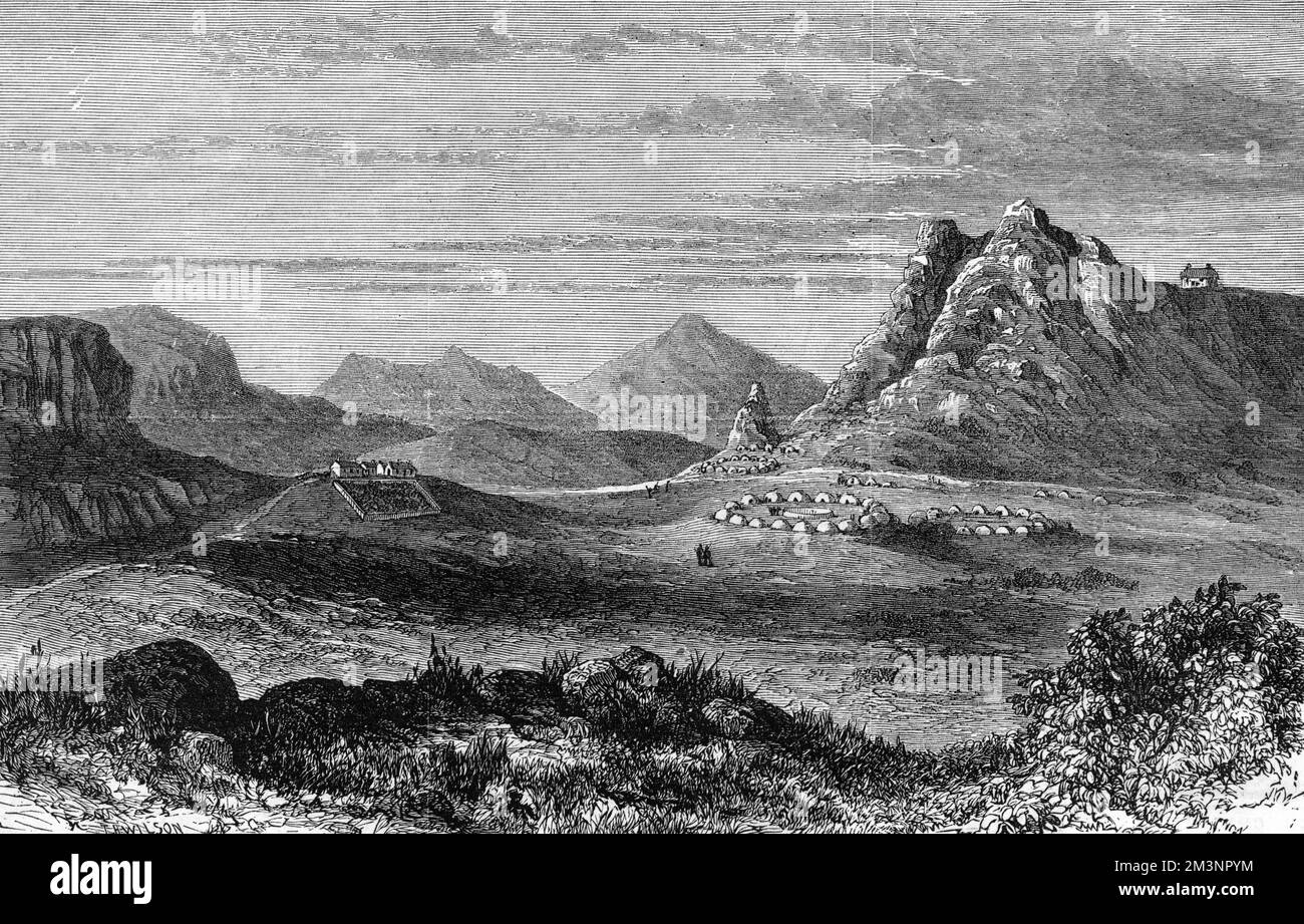 Basuto Gun War, 1880 - Thaba Bosigo Stock Photo - Alamy
