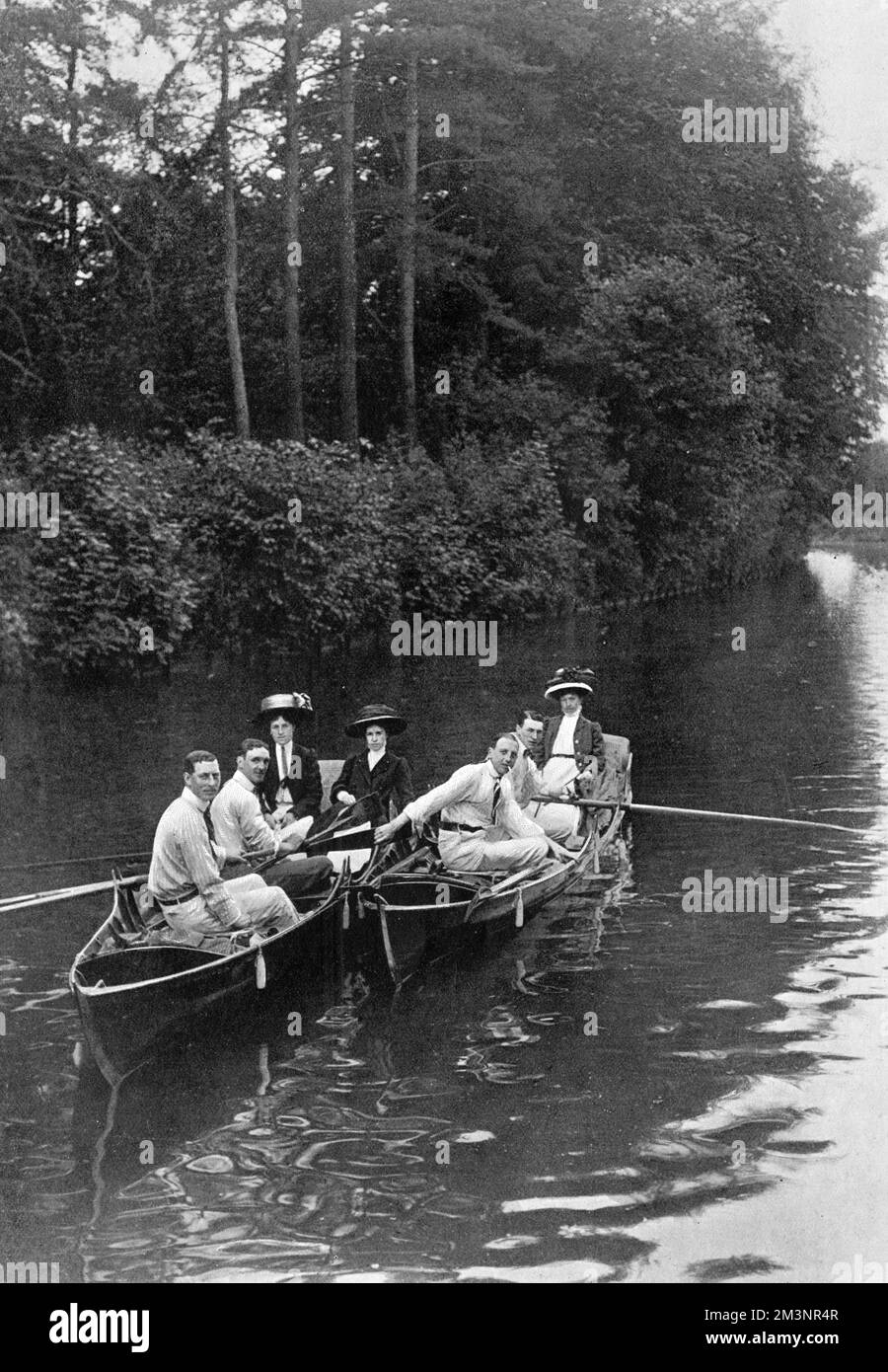 Waiting at the locks Black and White Stock Photos & Images - Alamy