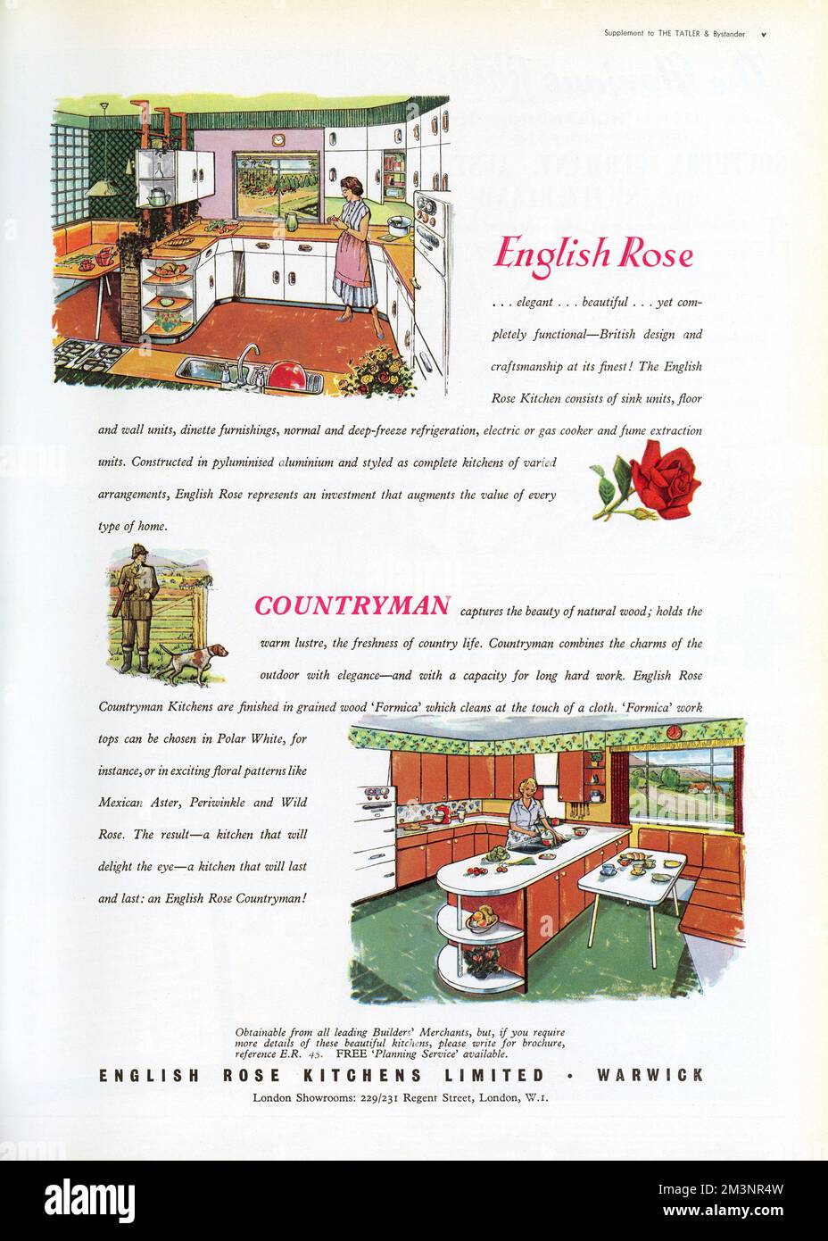 1950s english kitchen interior hi-res stock photography and images - Alamy